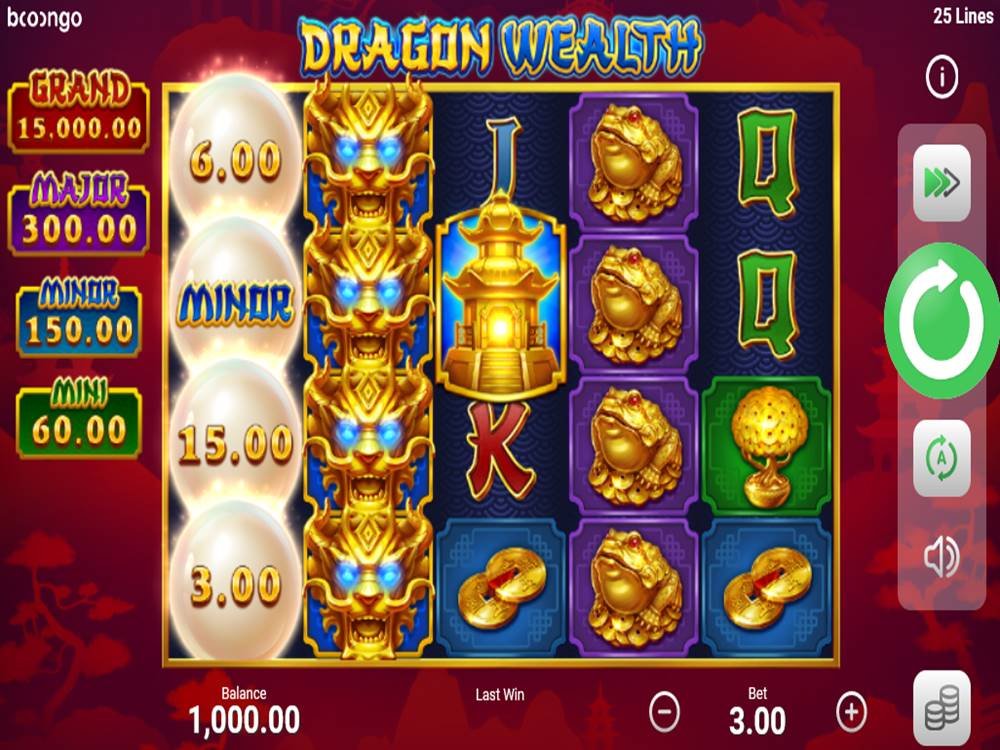 Dragon Wealth by 3 Oaks Gaming - GamblersPick