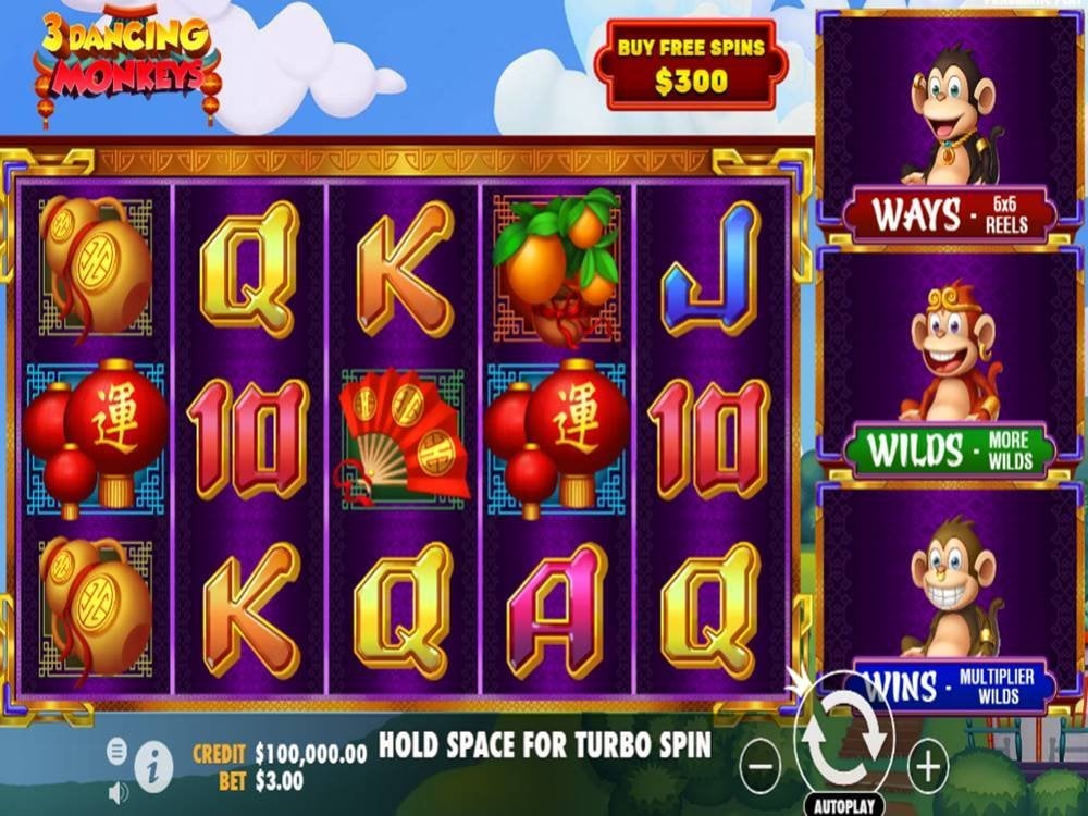 3 Dancing Monkeys by Pragmatic Play - GamblersPick