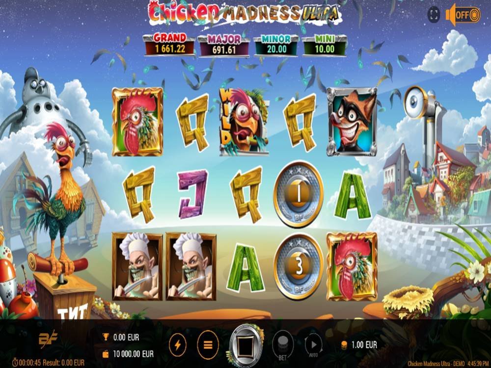 Chicken Madness Ultra by BF Games - GamblersPick