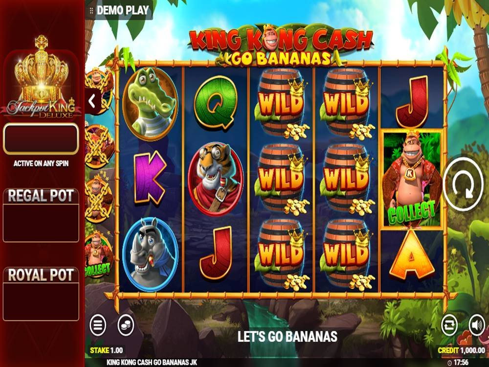 Kong Kong Cash Go Bananas Jackpot King by Blueprint Gaming - GamblersPick