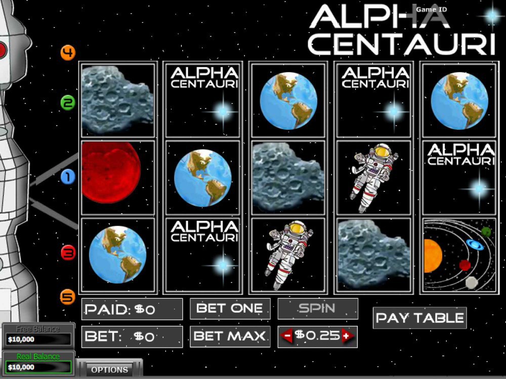 Alpha Centauri by Digital Gaming Solutions - GamblersPick