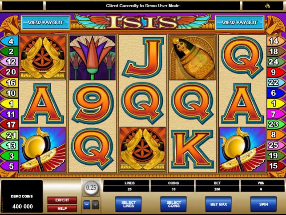 Isis by Microgaming - GamblersPick