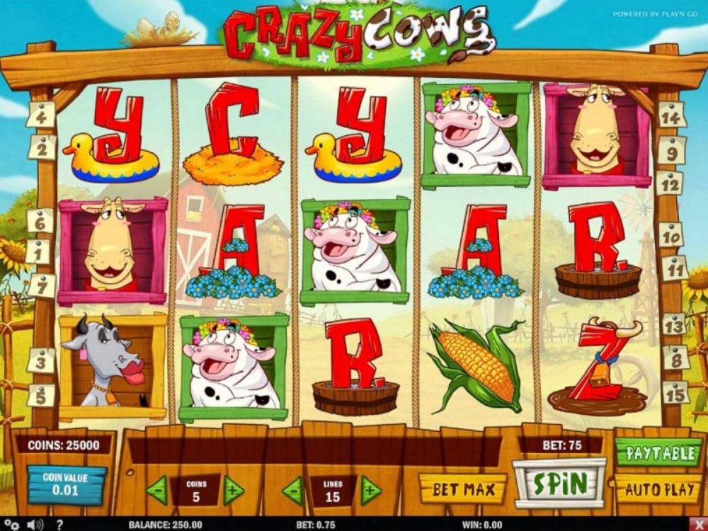 Crazy Cows by Play'n GO - GamblersPick