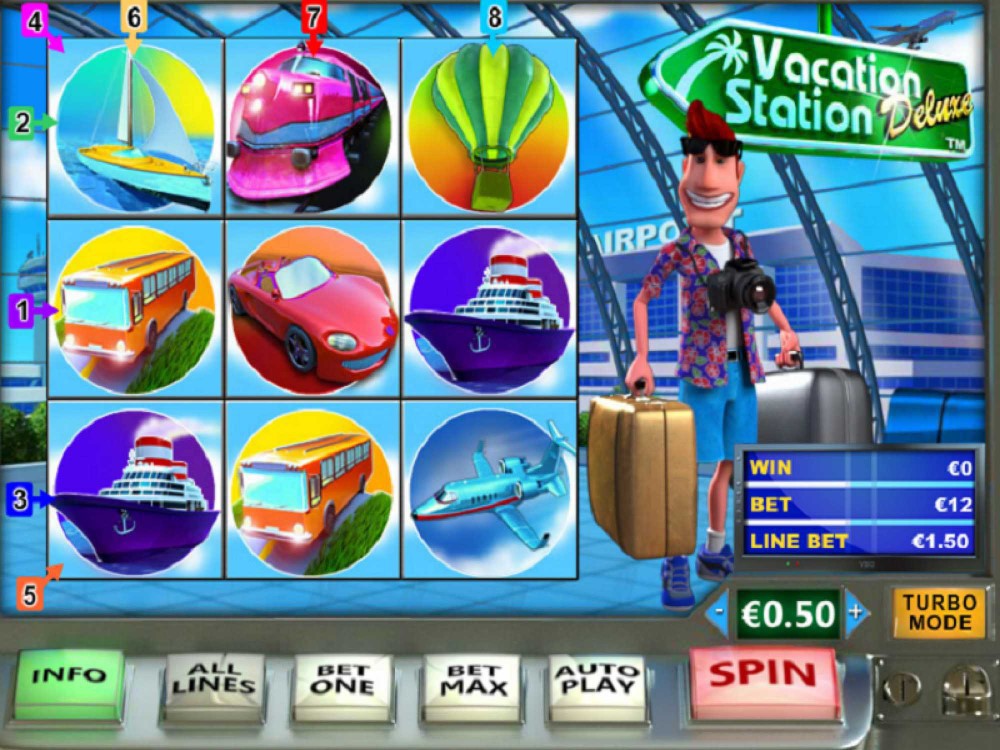 Vacation Station Deluxe by Playtech - GamblersPick