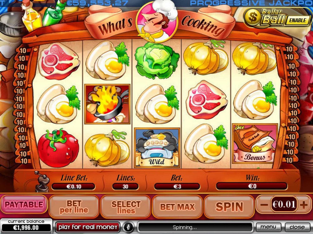 What's Cooking by Playtech - GamblersPick