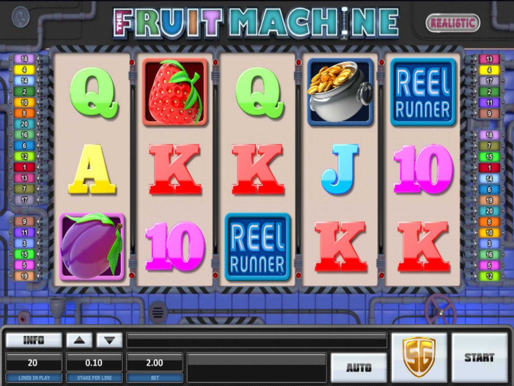 The Fruit Machine by Realistic Games - GamblersPick