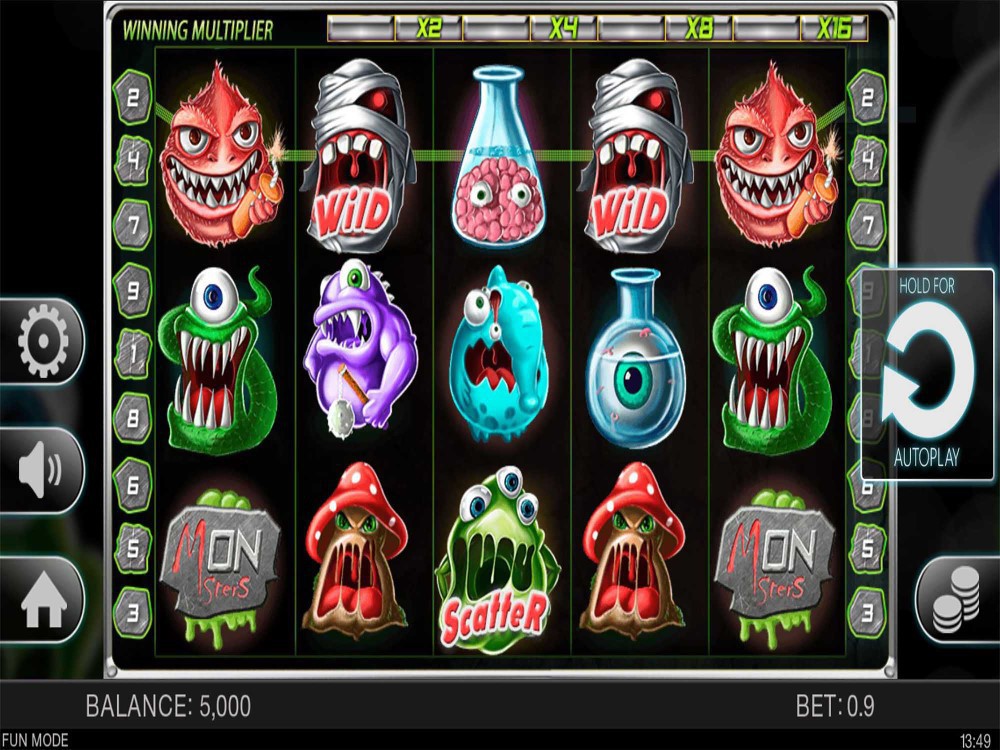 Wacky Monsters by Spinomenal - GamblersPick