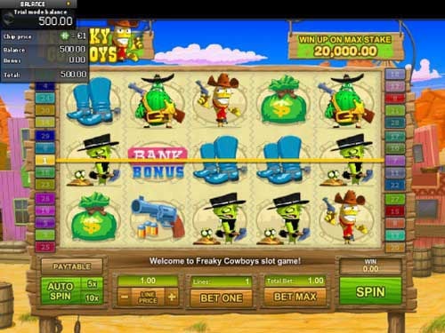 Freaky Cowboys by GamesOS - GamblersPick